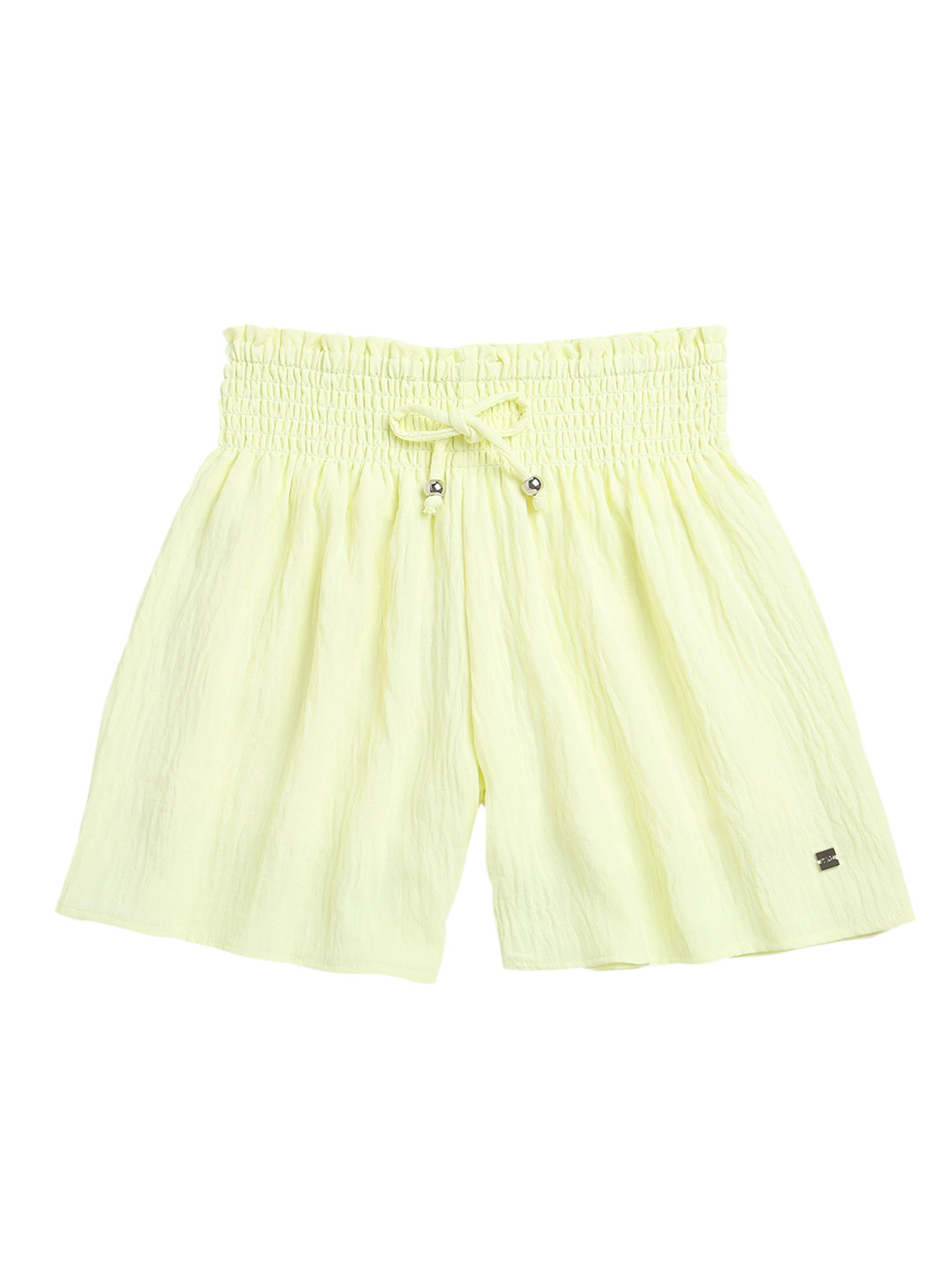 Buy Tiny Girl Yellow Solid Regular Shorts - Shorts for Girls 19581766 ...
