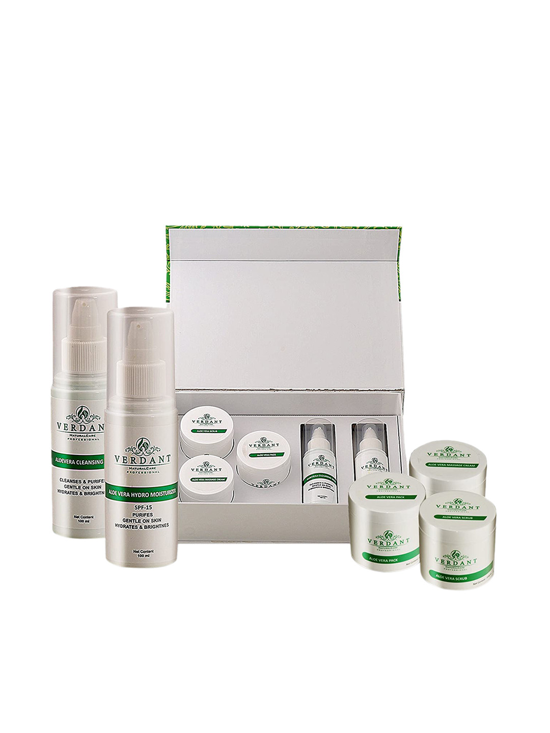 Buy Verdant Natural Care 5 In 1 Aloe Vera Facial Kit - Facial Kit for ...
