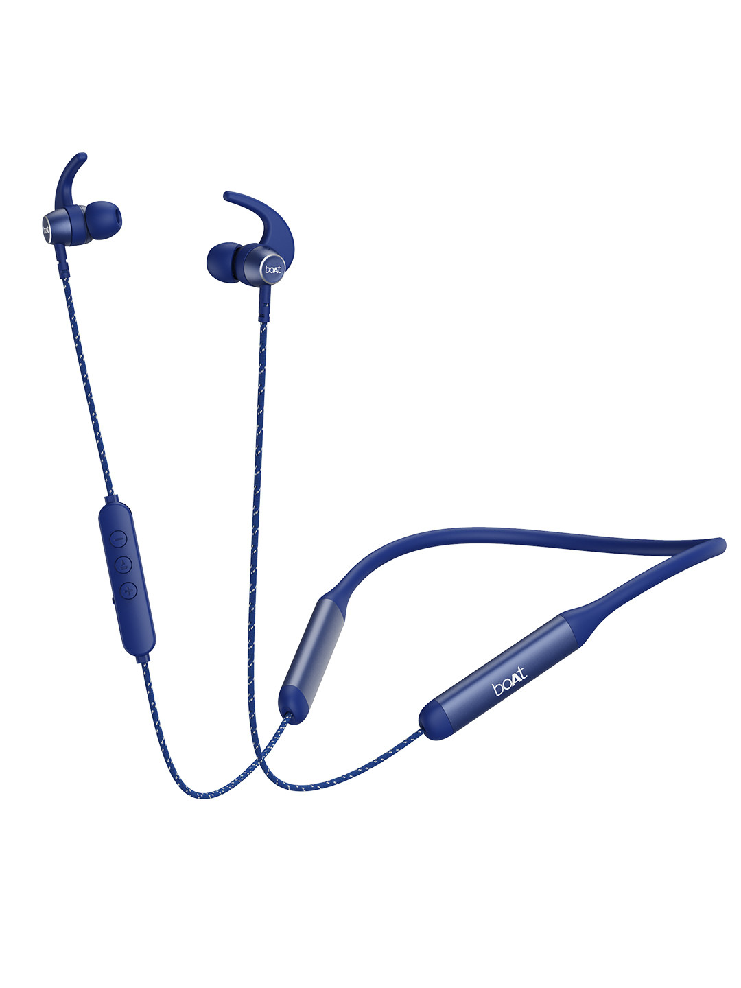 Buy BoAt Rockerz Navy Blue 333 Pro M With 60 Hours Battery Bluetooth ...