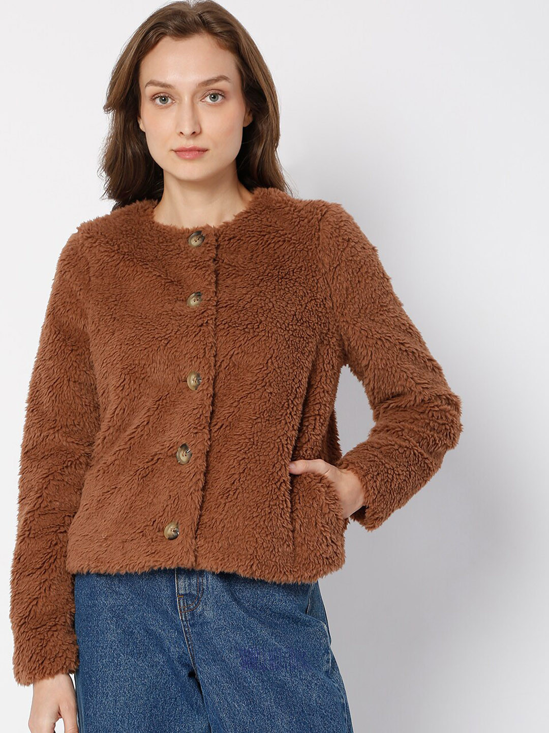 Buy Vero Moda Women Brown Tailored Jacket - Jackets for Women 19614770 ...