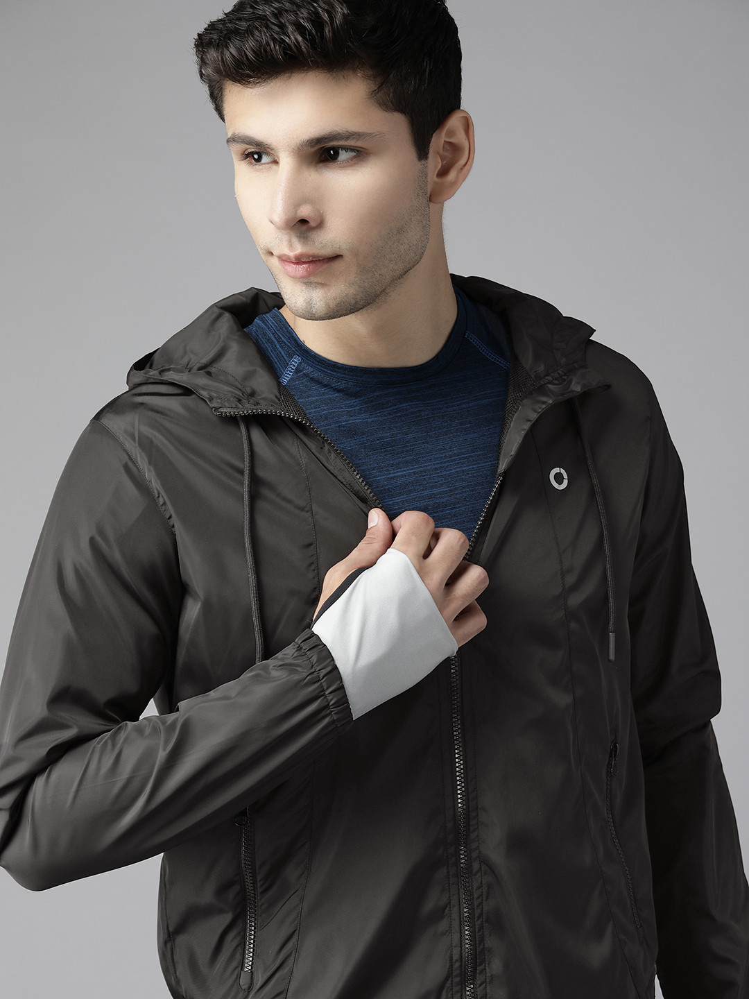 Buy PROWL By Tiger Shroff Men Black Solid Speed Dry Technology Bomber ...