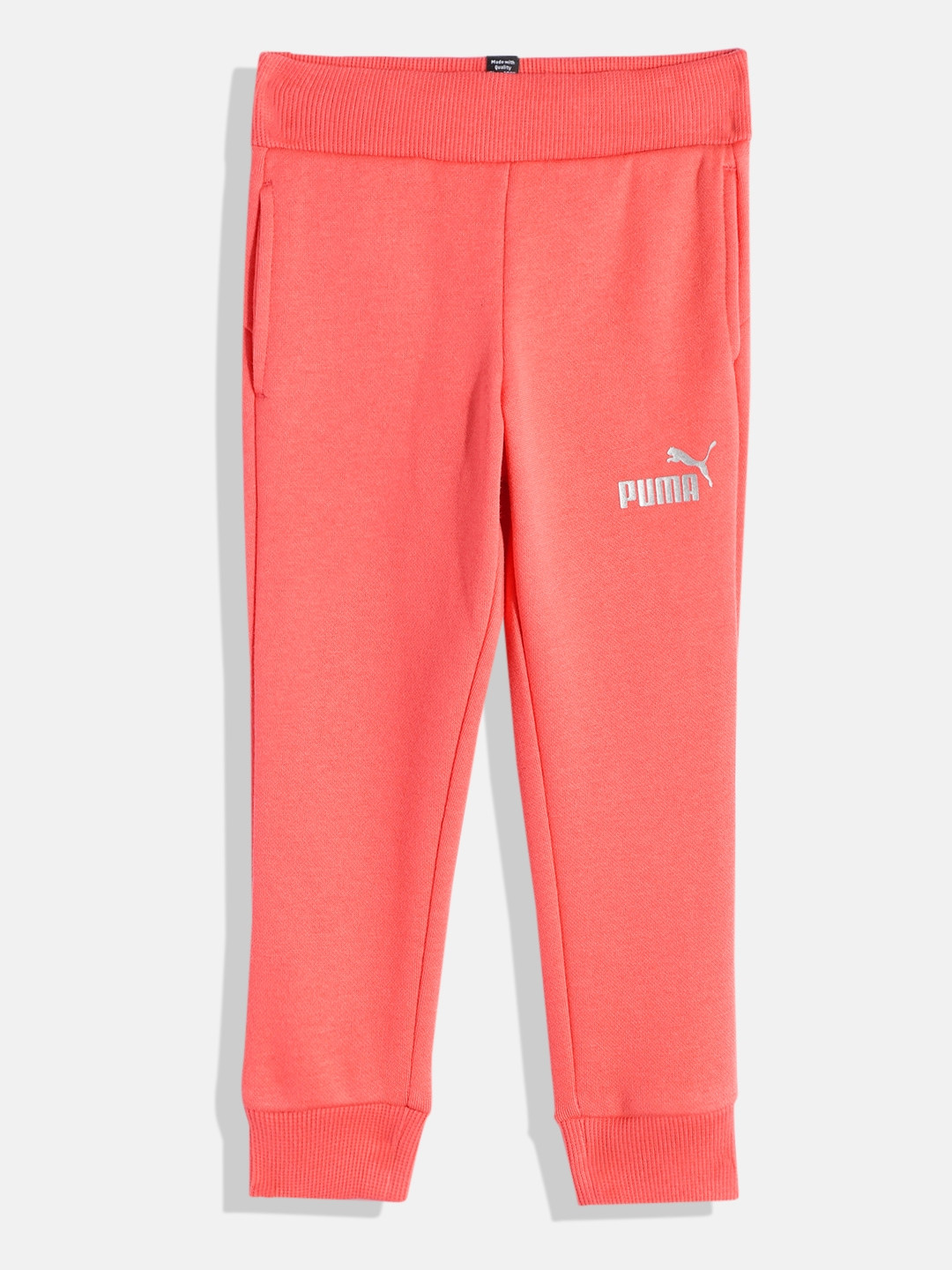 Buy Puma Girls Regular Fit Solid Joggers - Track Pants for Girls ...