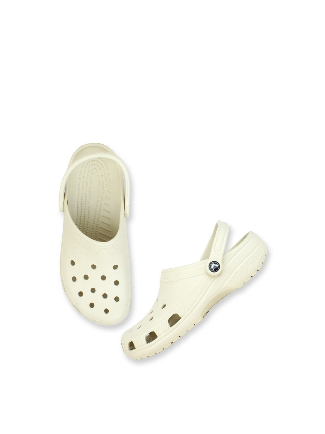 Buy Crocs Unisex Cream Coloured Croslite Clogs - Flip Flops for Unisex ...