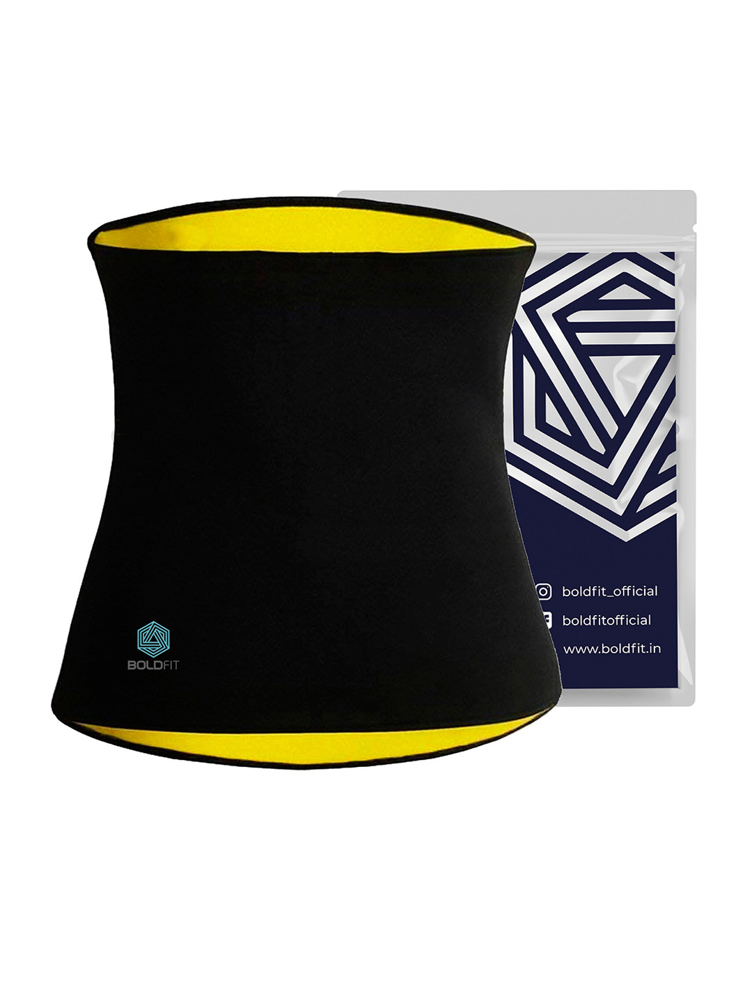 Buy BOLDFIT Black Solid Tummy Shapewear - Shapewear for Unisex 19632904 ...