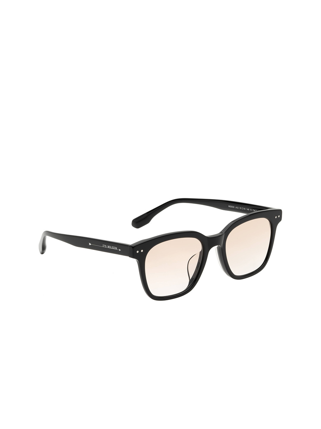 Buy MOLSION Women Grey Lens & Black Sunglasses With UV Protected Lens ...