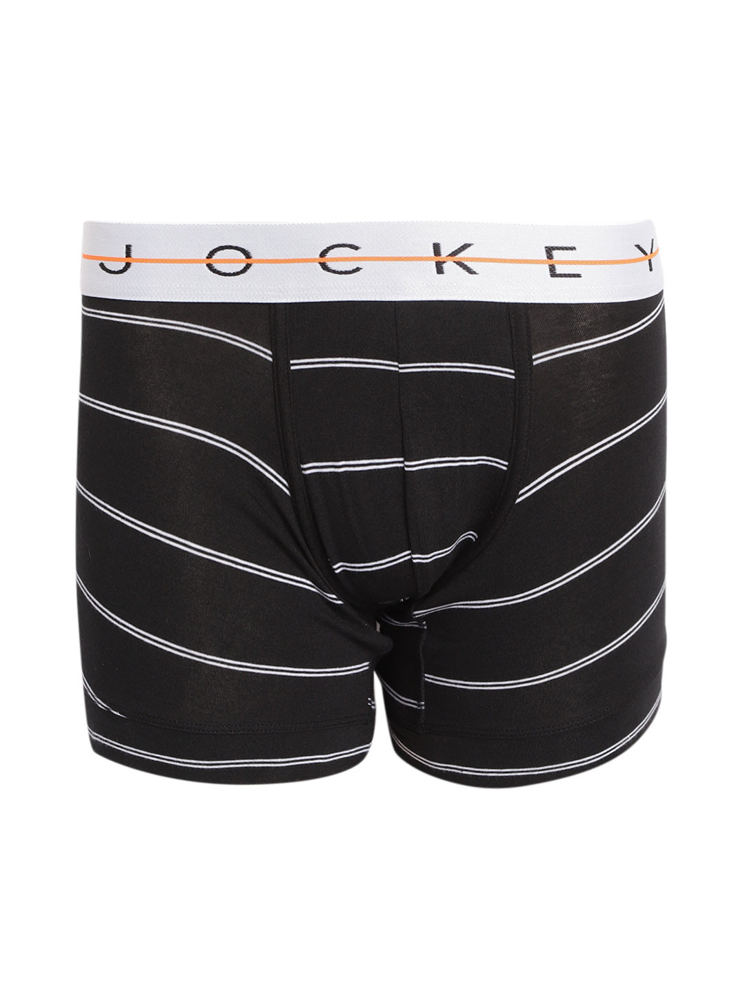 Buy Jockey Men Black & White Striped Pure Cotton Trunk NY02 0105 WHBLO ...