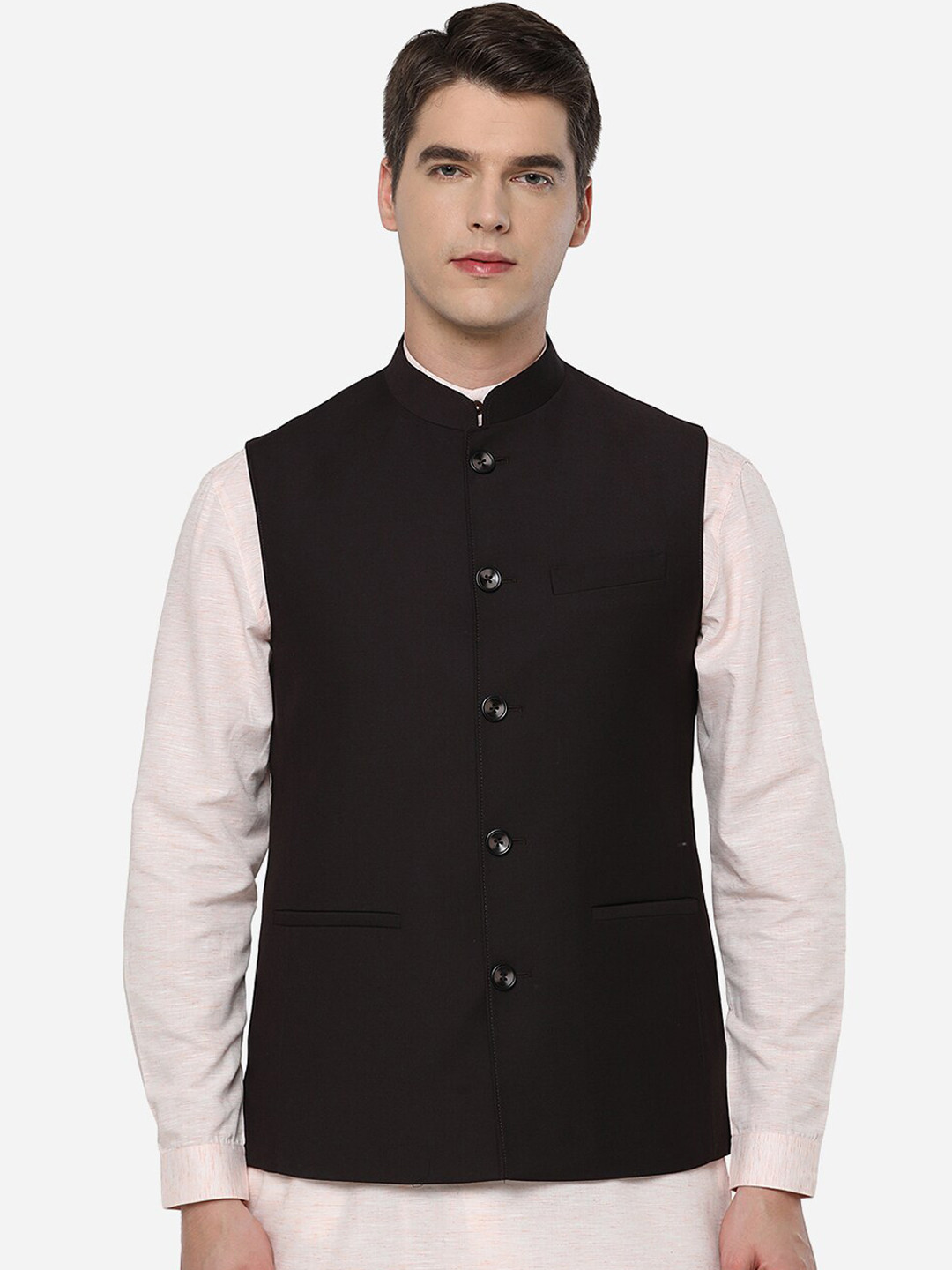 Buy JADE BLUE Men Brown Tailored Jacket - Jackets for Men 19642192 | Myntra