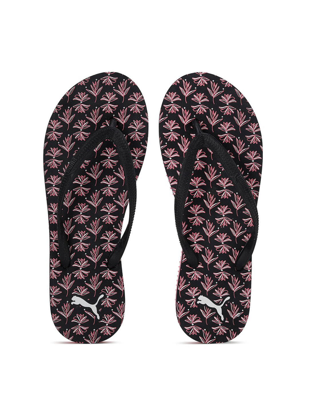 Buy Puma Women Black & Pink Swift V1 Thong Flip Flops - Flip Flops for ...