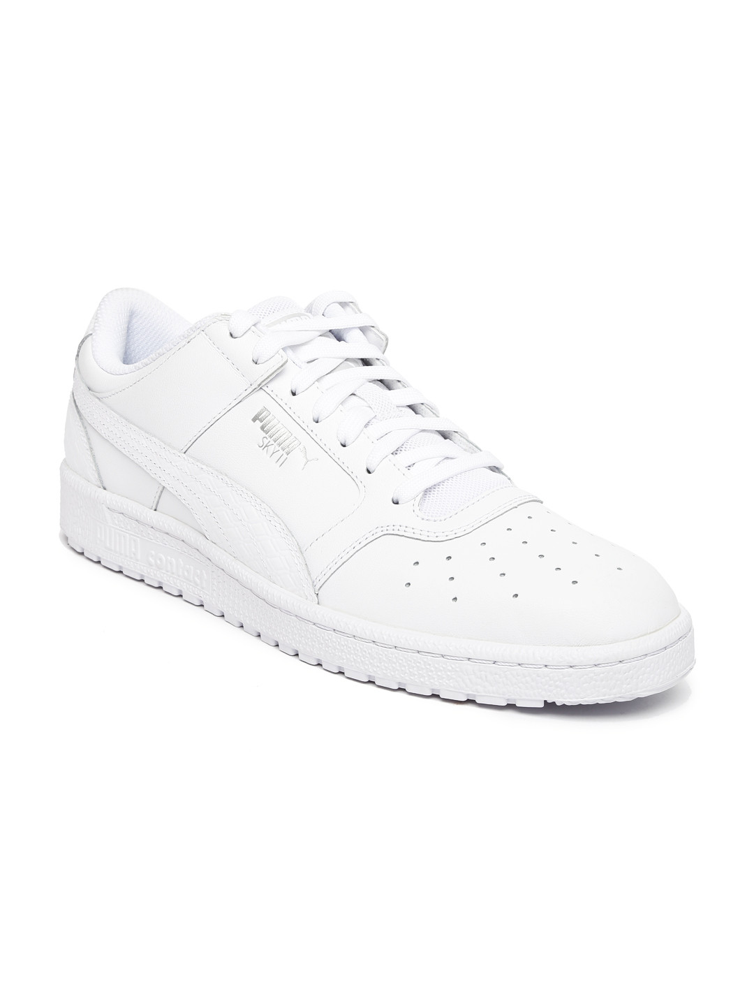 Buy PUMA Men White Sky II Lo B&W Leather Sneakers - Casual Shoes for ...