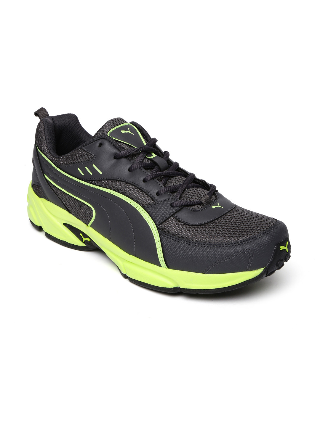 Buy Puma Men Charcoal Grey Atom Fashion Running Shoes - Sports Shoes ...