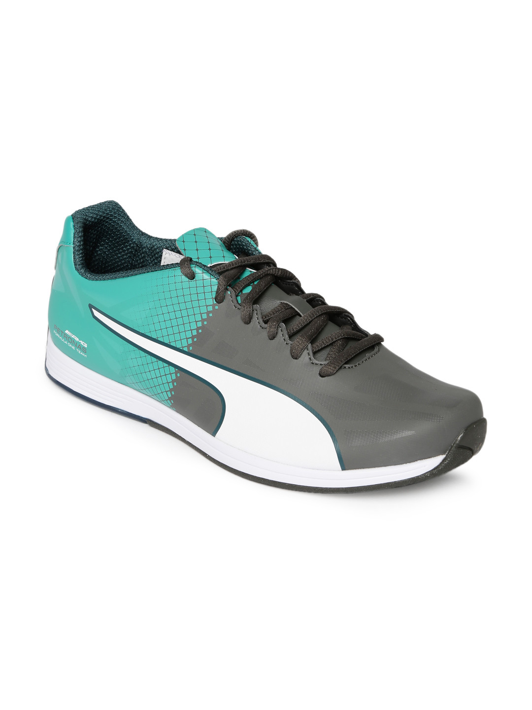 Buy PUMA Motorsport Men Grey & Blue Colourblocked Mercedes AMG Petronas ...