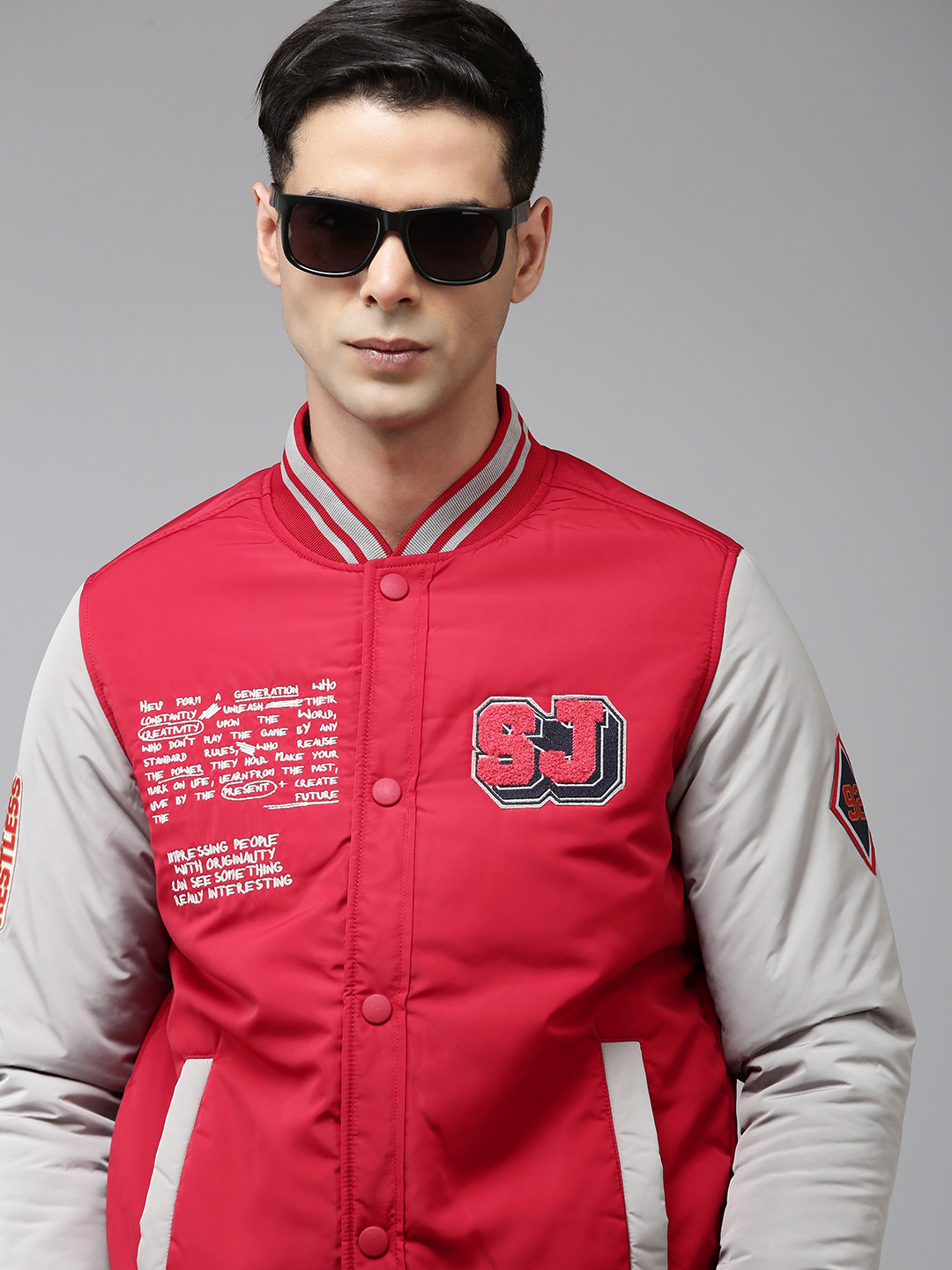 Buy SPYKAR Typography Varsity Jacket - Jackets for Men 19671350 | Myntra