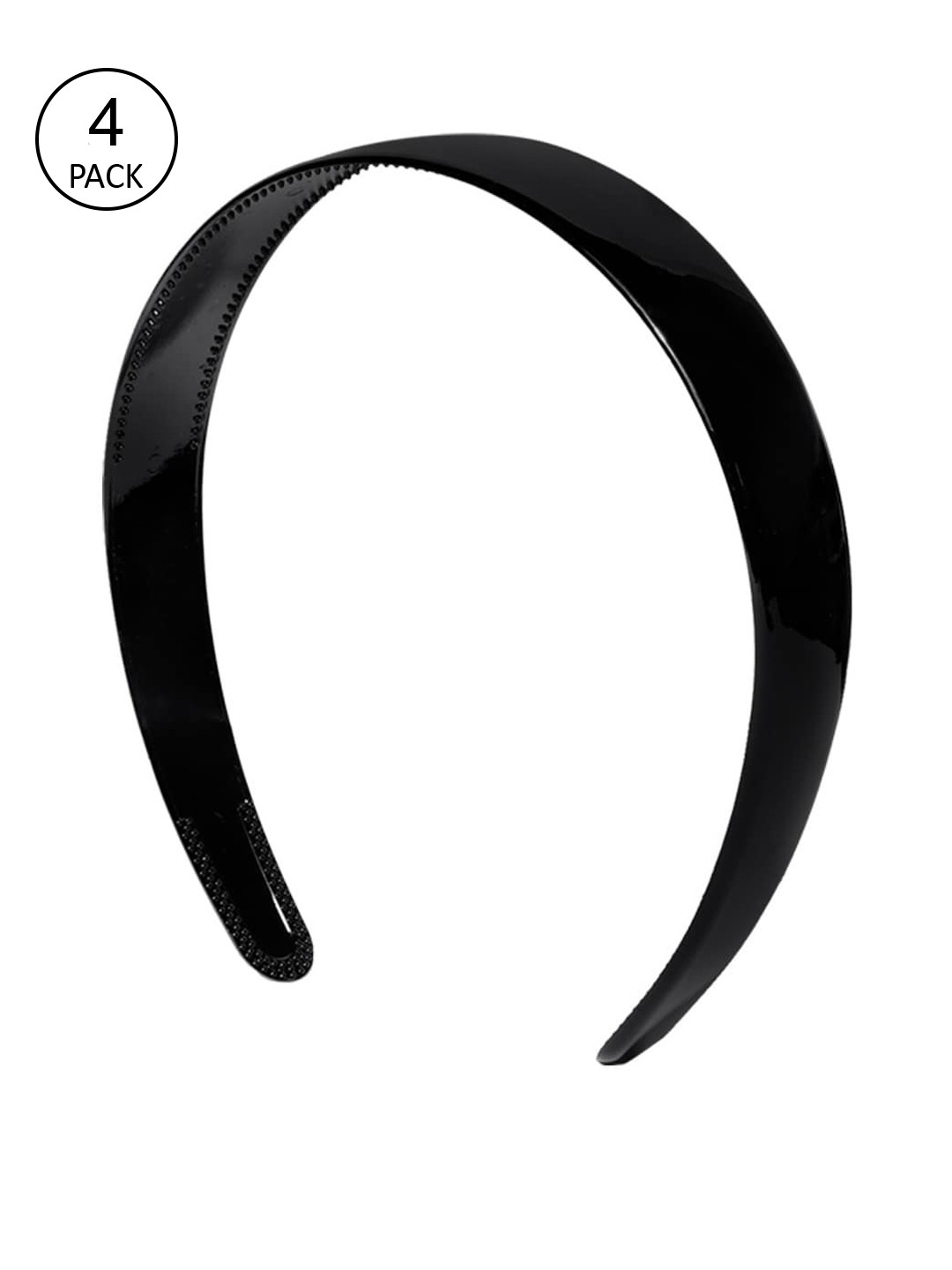 Buy CHRONEX Set Of 4 Wide Black Hair Bands - Hair Accessory for Women ...