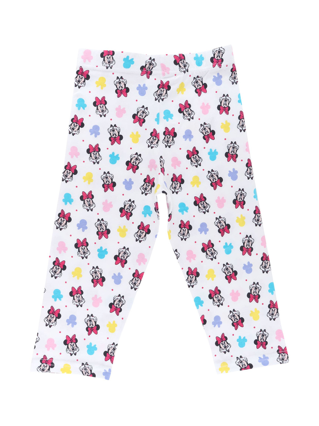 Buy Bodycare Kids Girls White & Blue Printed Cotton Capris - Capris for ...