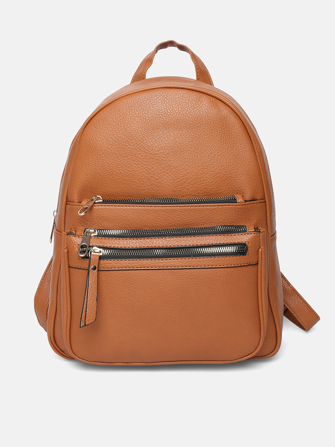 Buy 20Dresses Women Tan Textured Casual Backpack - Backpacks for Women ...