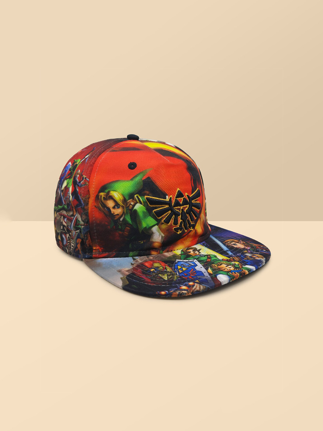 Buy Free Authority Men Multicolor Zelda Printed Snapback Cap - Caps for ...