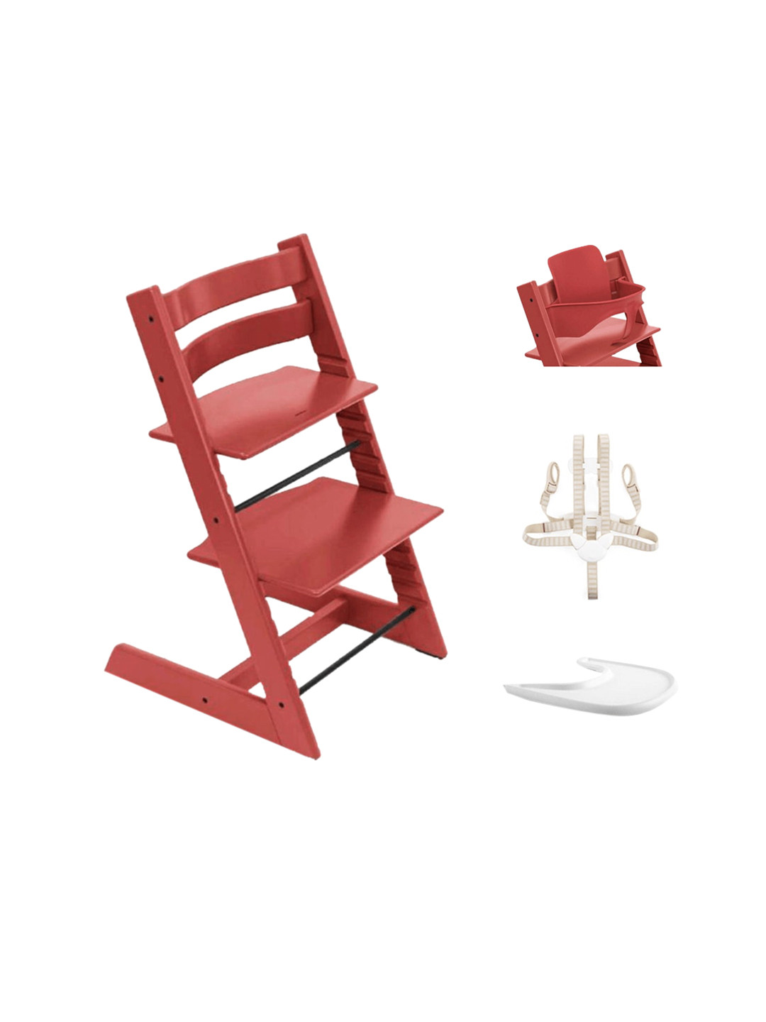 Buy Stokke Infants Red Solid High Chairs - High Chairs for Unisex Kids ...