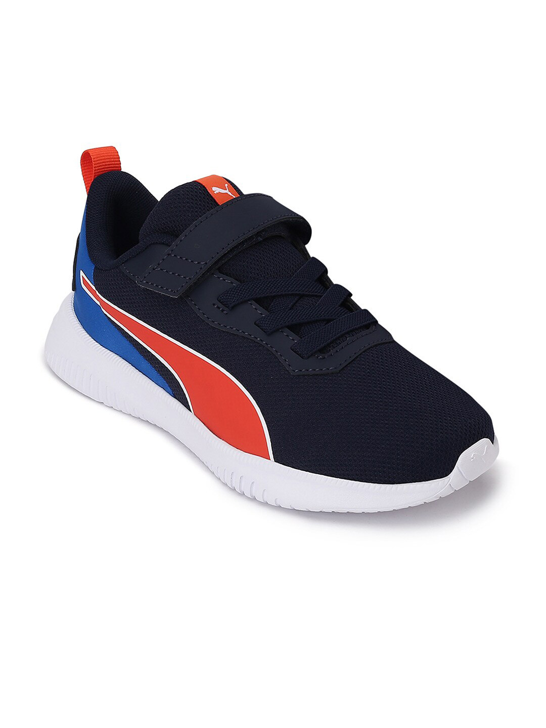 Buy Puma Unisex Kids Blue Flyer Flex Block Running Shoes - Sports Shoes ...