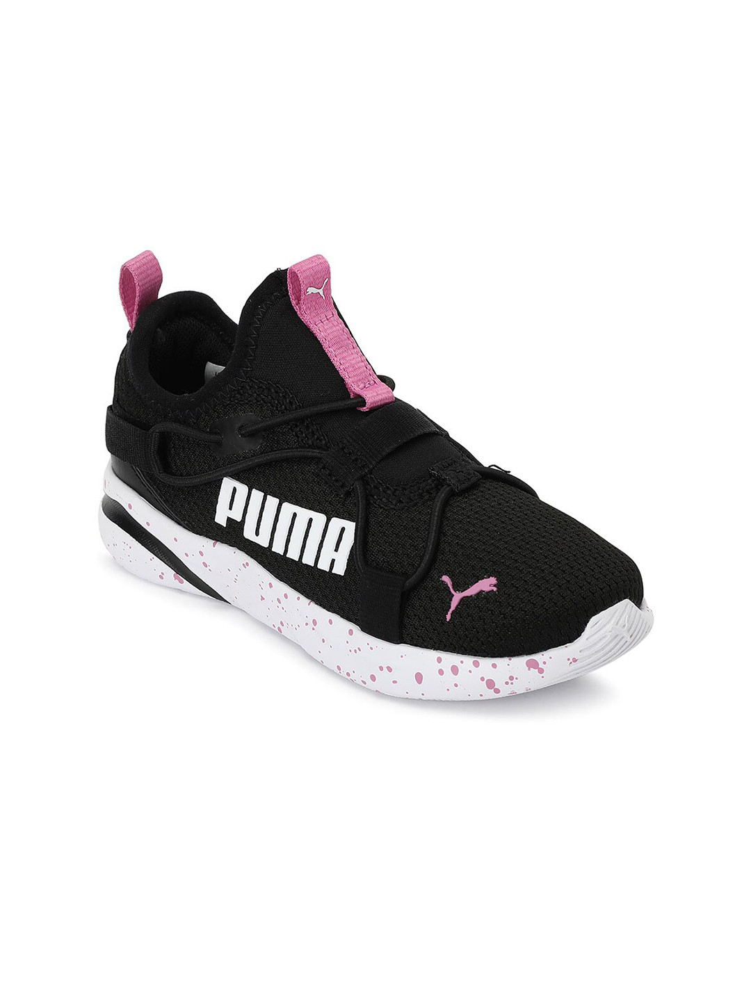 Buy Puma Unisex Kids Black Rift Speckle Running Shoes - Sports Shoes ...