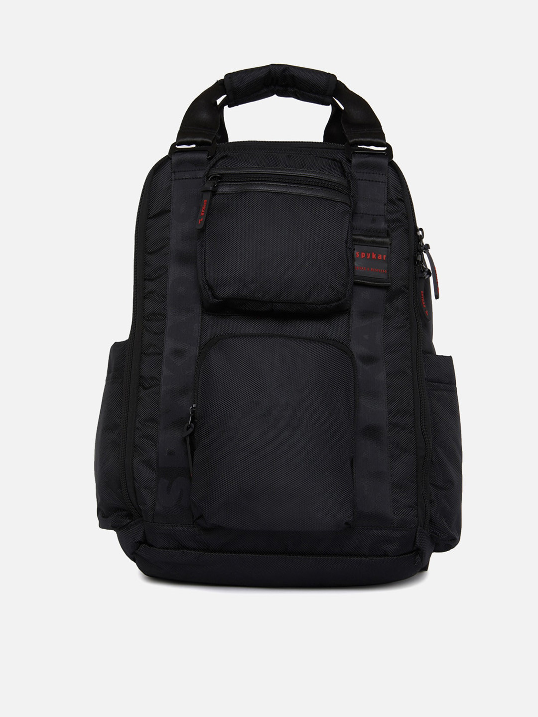 Buy SPYKAR Men Black Backpack - Backpacks for Men 19690428 | Myntra
