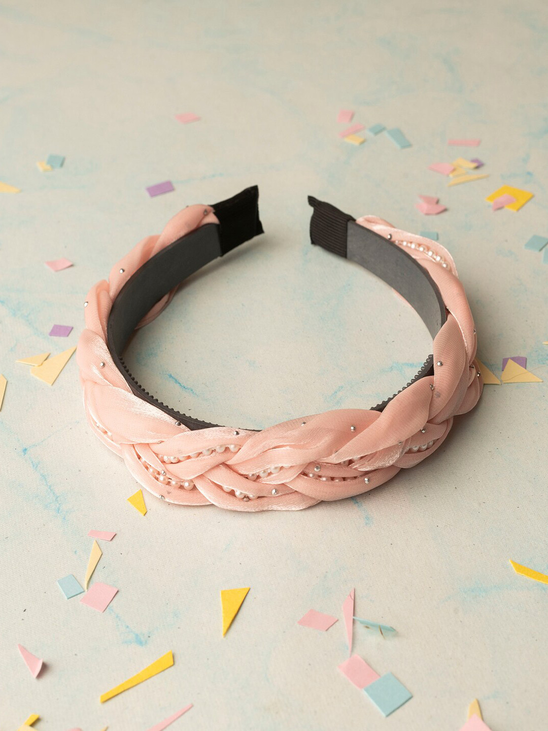 Buy Jewelz Women Pink Embellished Hairband - Hair Accessory for Women ...