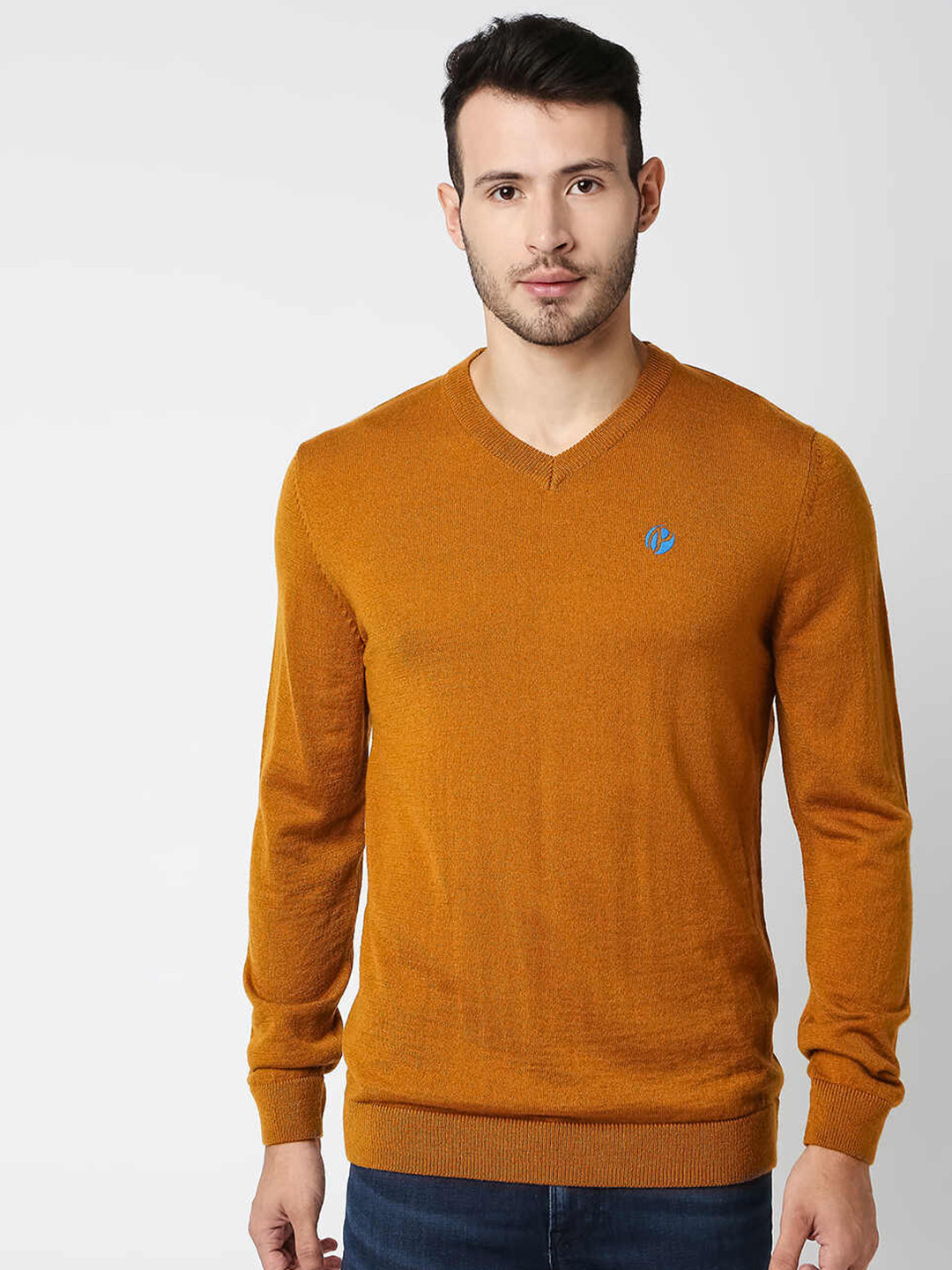 Buy Pepe Jeans Men Yellow Pullover - Sweaters for Men 19706328 | Myntra