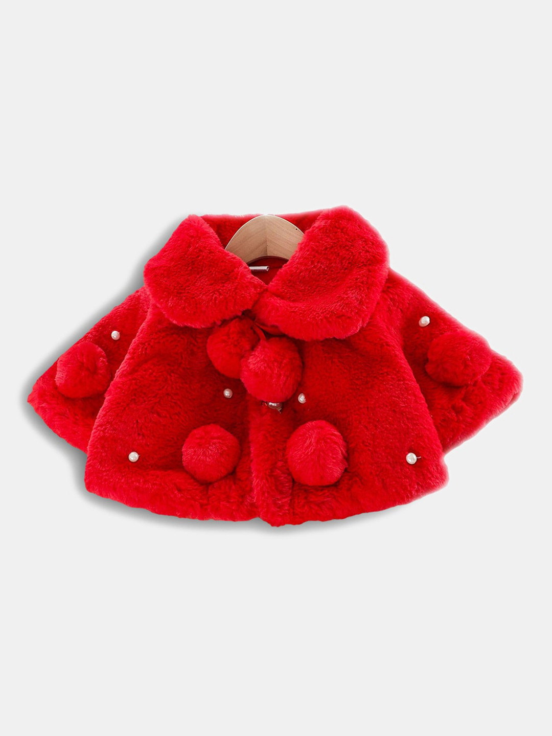 Buy Hopscotch Girls Red Crop Cape Jacket - Jackets for Girls 19711420 ...