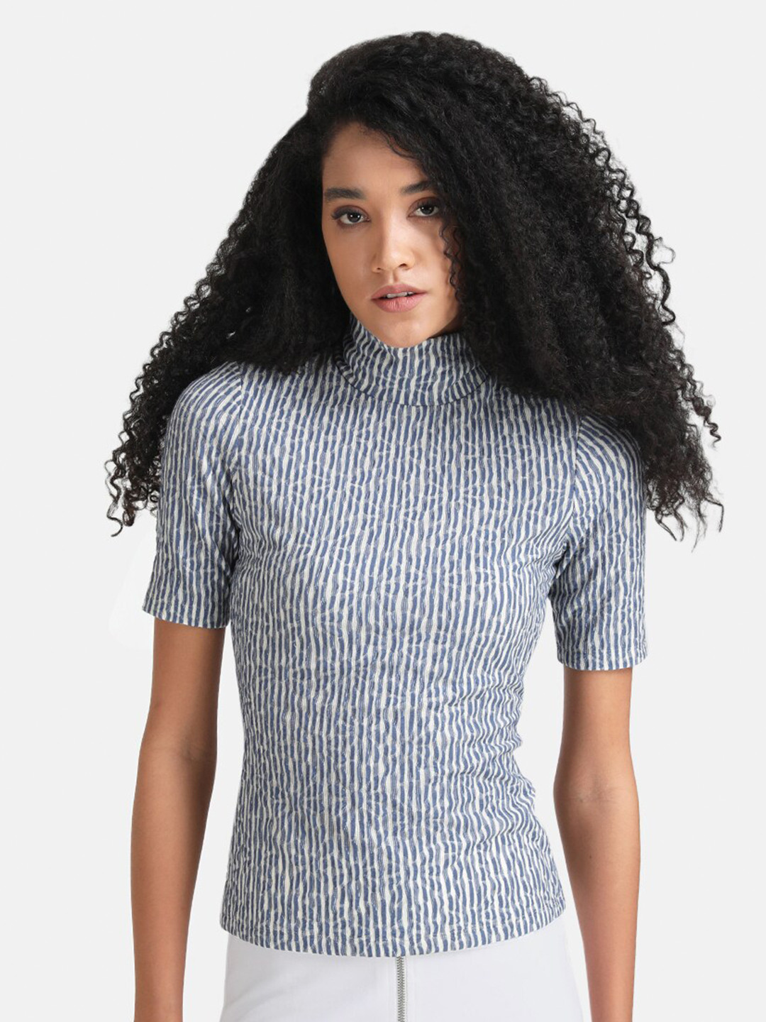 Buy Kazo Blue Print Top - Tops for Women 19718082 | Myntra
