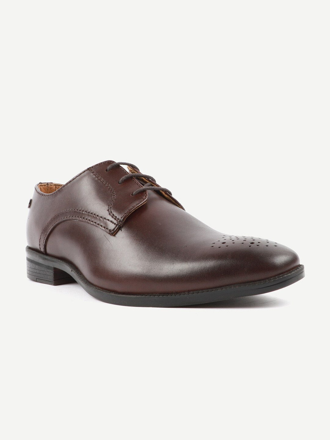 Buy Carlton London Men Brown Solid Formal Derby Shoe - Formal Shoes for ...