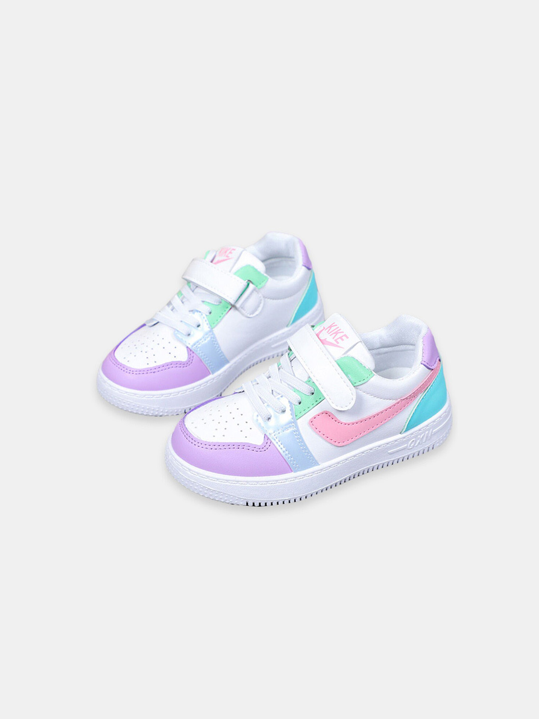 Buy Hopscotch Girls Purple Colourblocked PU Sneakers - Casual Shoes for ...