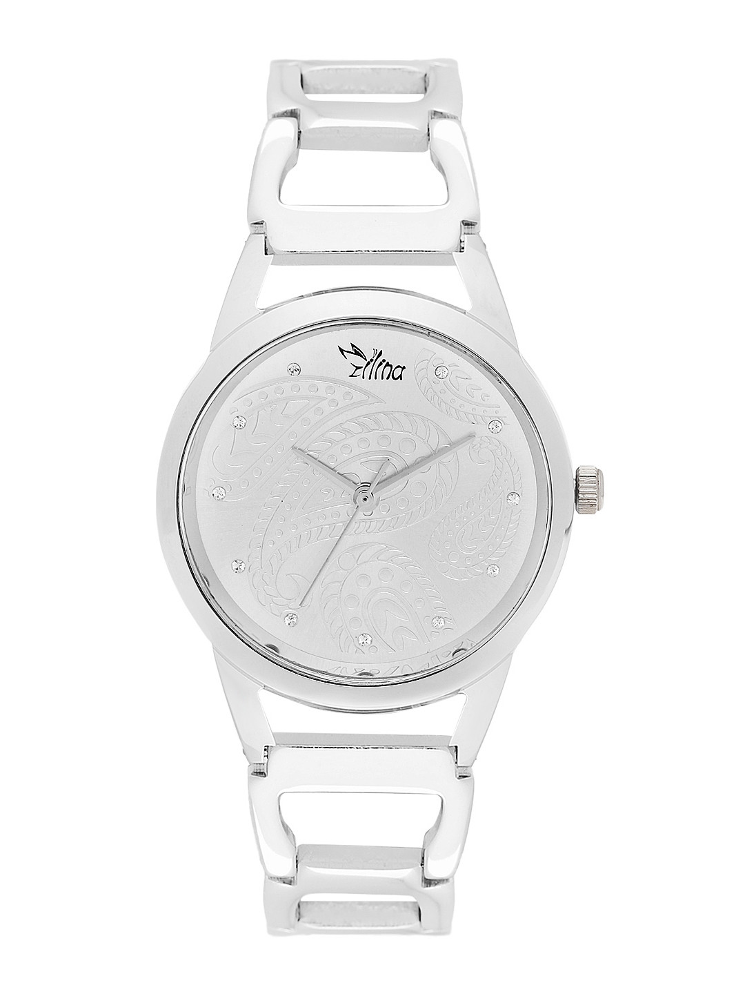 Buy ILINA Women Silver Toned Analogue Watch ILA25GSWHT - Watches for ...