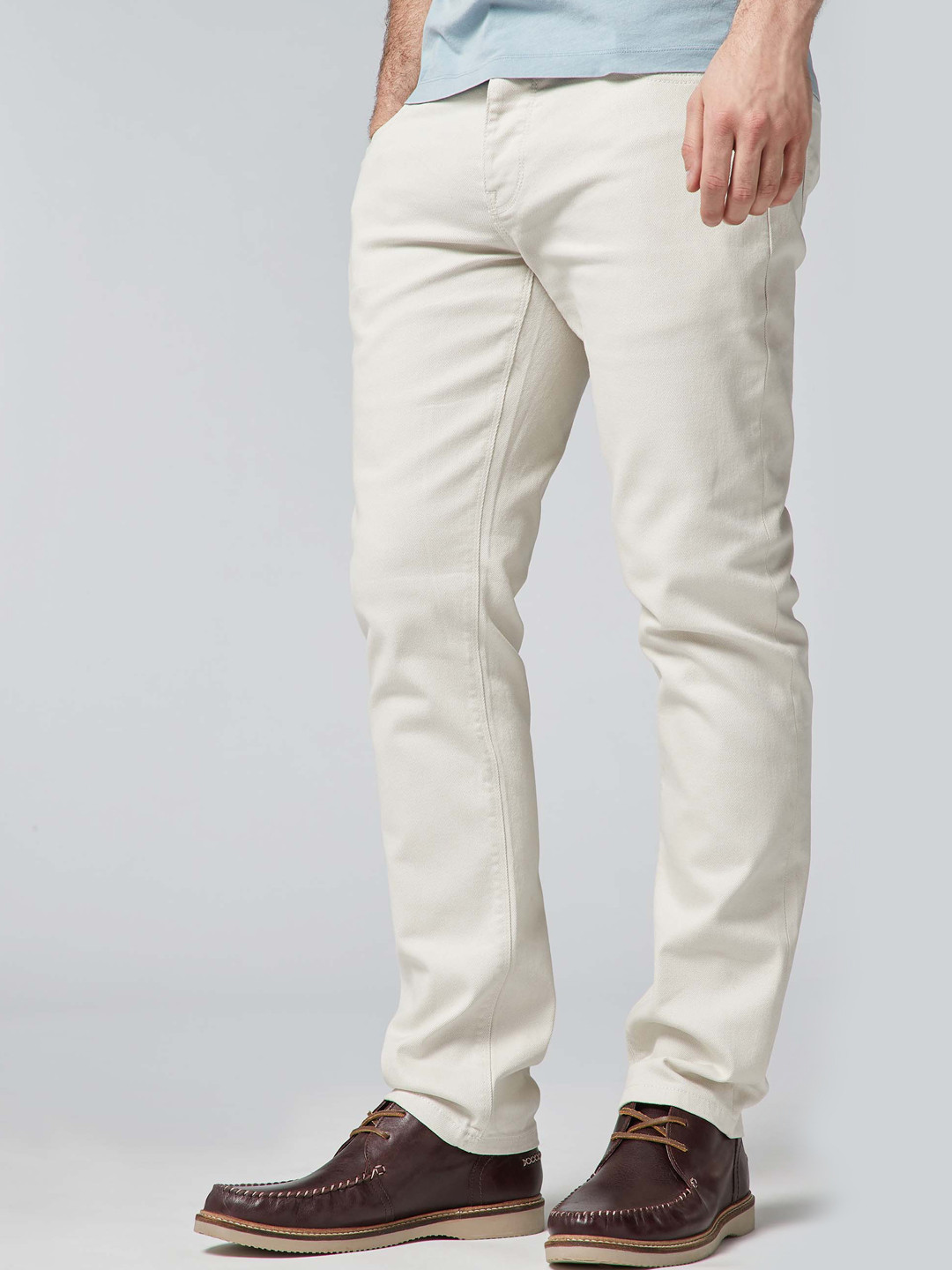 Buy Next Men Cream Coloured Regular Fit Mid Rise Clean Look Jeans ...