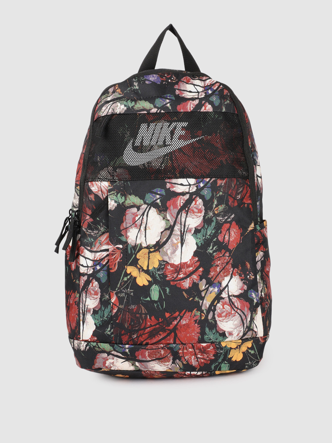 Buy Nike Unisex Black ELMNTL Floral Printed Backpack - Backpacks for ...