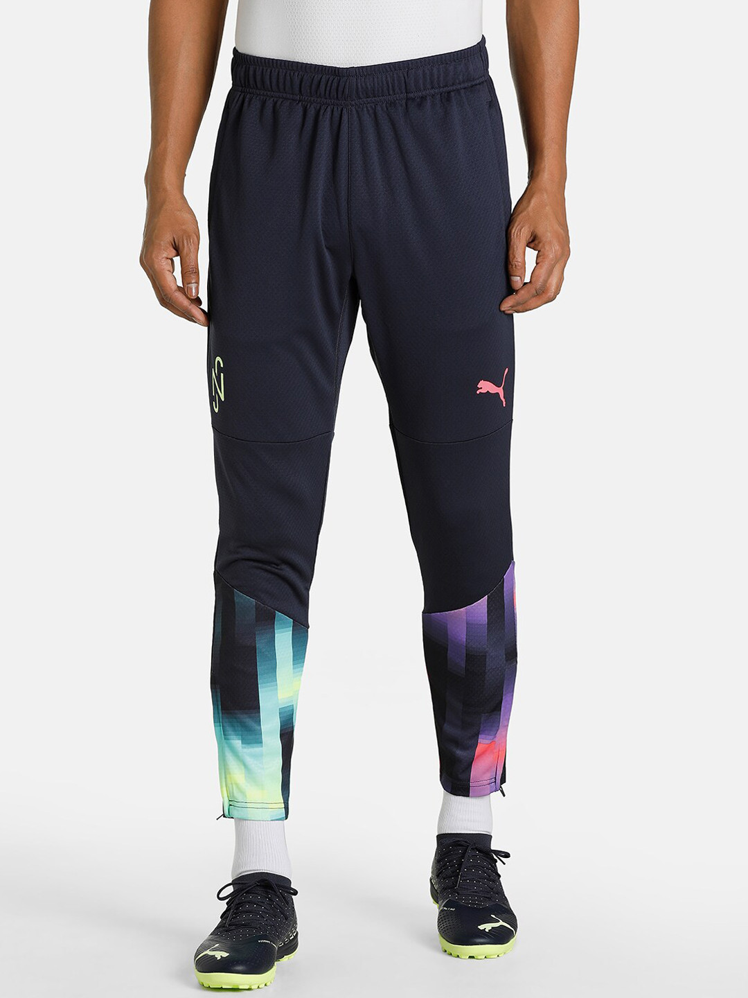 Buy Puma Men Blue Neymar Jr 24 7 Football Training Pants - Track Pants ...