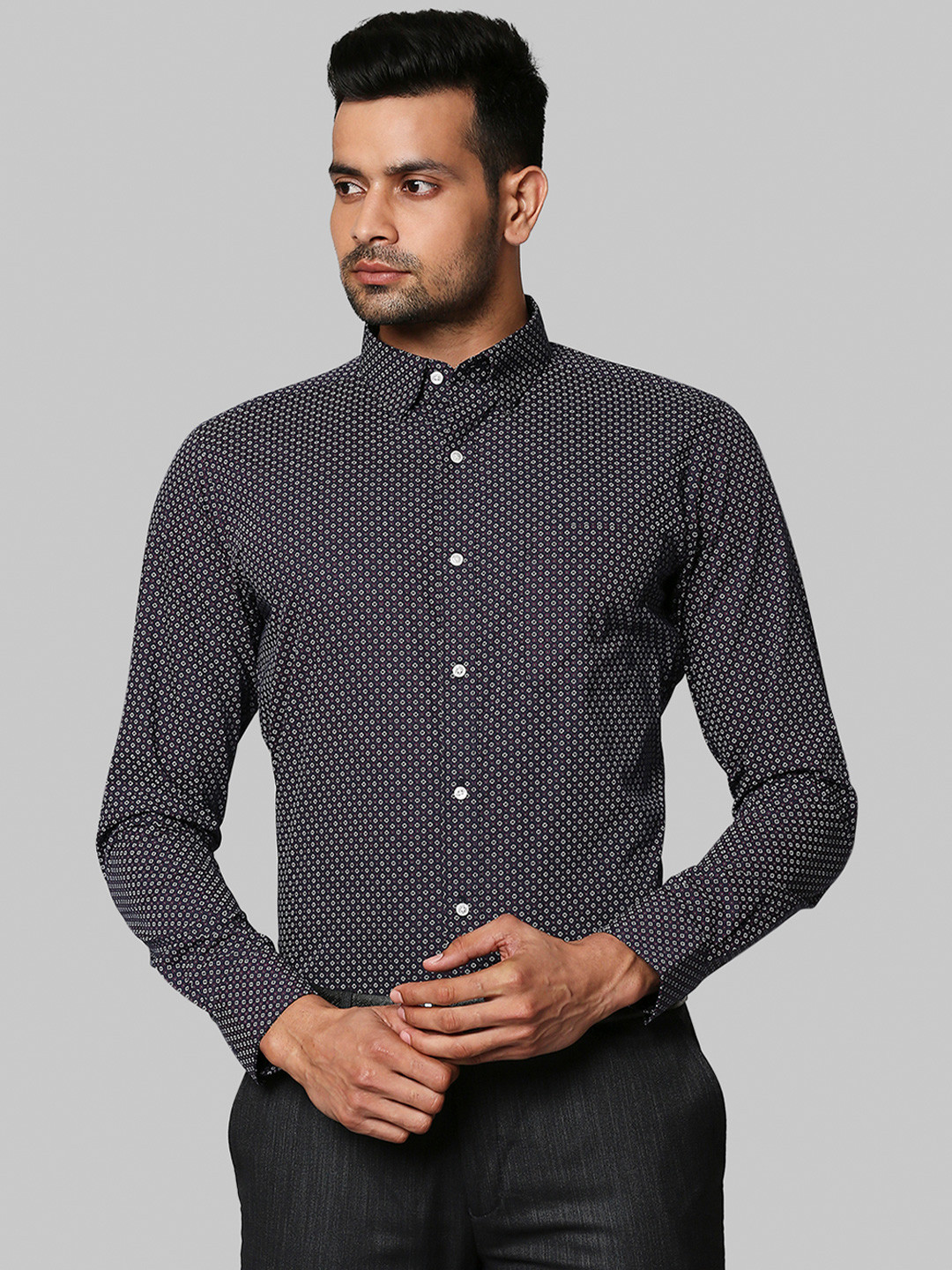 Buy Raymond Floral Printed Cotton Shirt - Shirts for Men 19751246 | Myntra