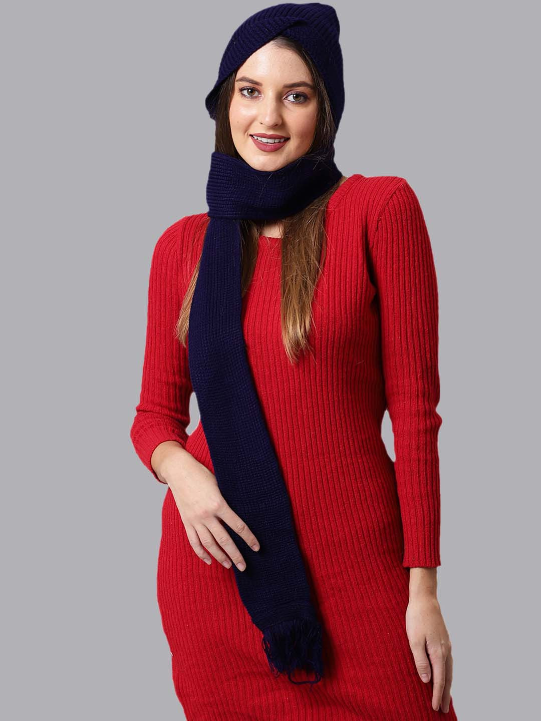 Buy ELLIS Women Blue Wool Beanie - Caps for Women 19764016 | Myntra