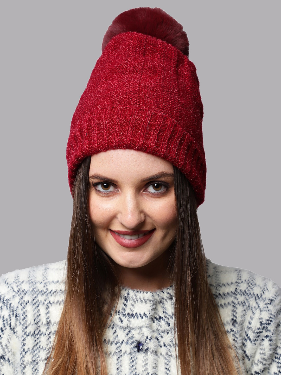 Buy ELLIS Women Maroon Caps - Caps for Women 19764100 | Myntra