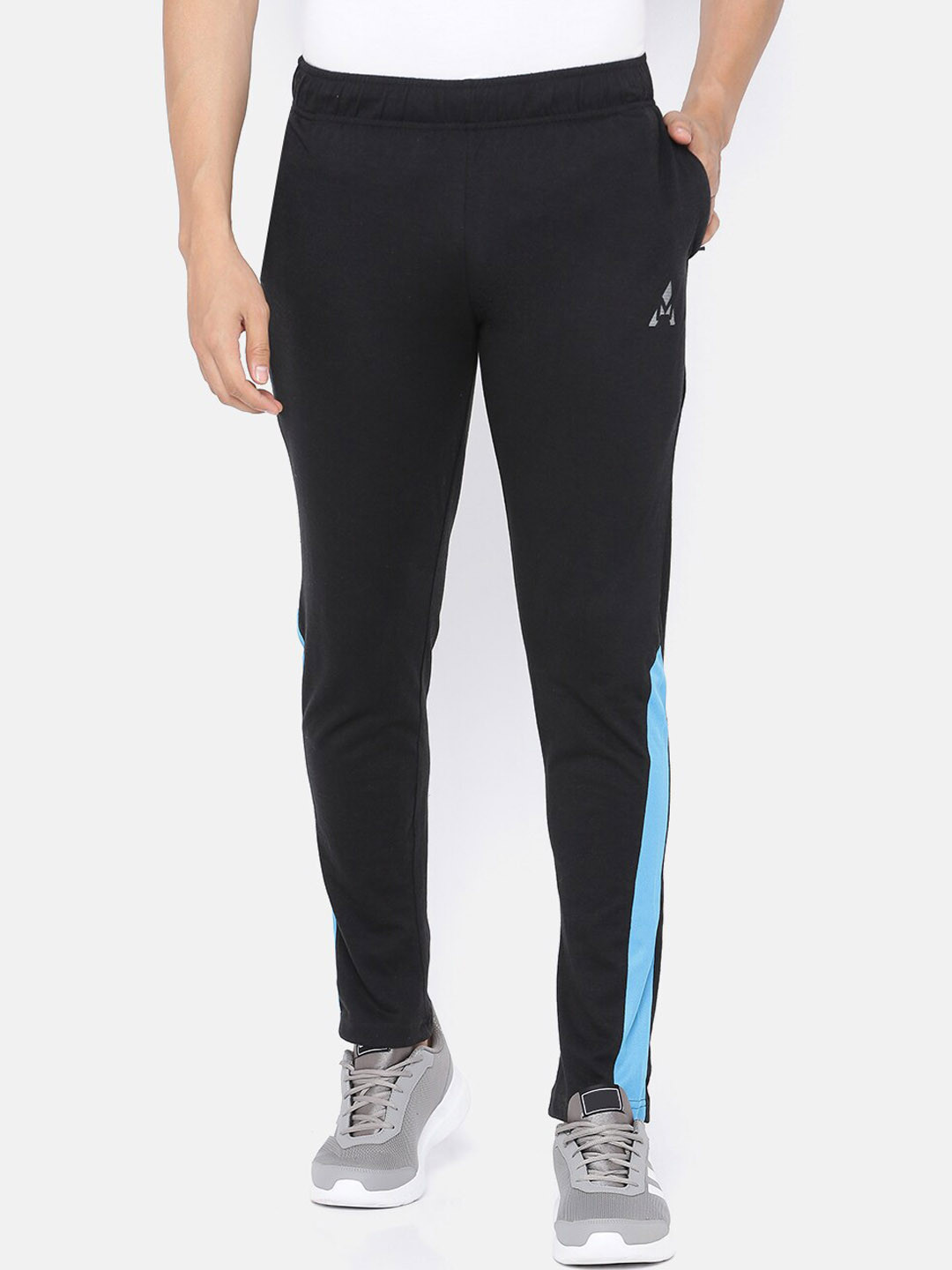 Buy ACTIMAXX Men Black Solid Track Pants - Track Pants for Men 19777586 ...