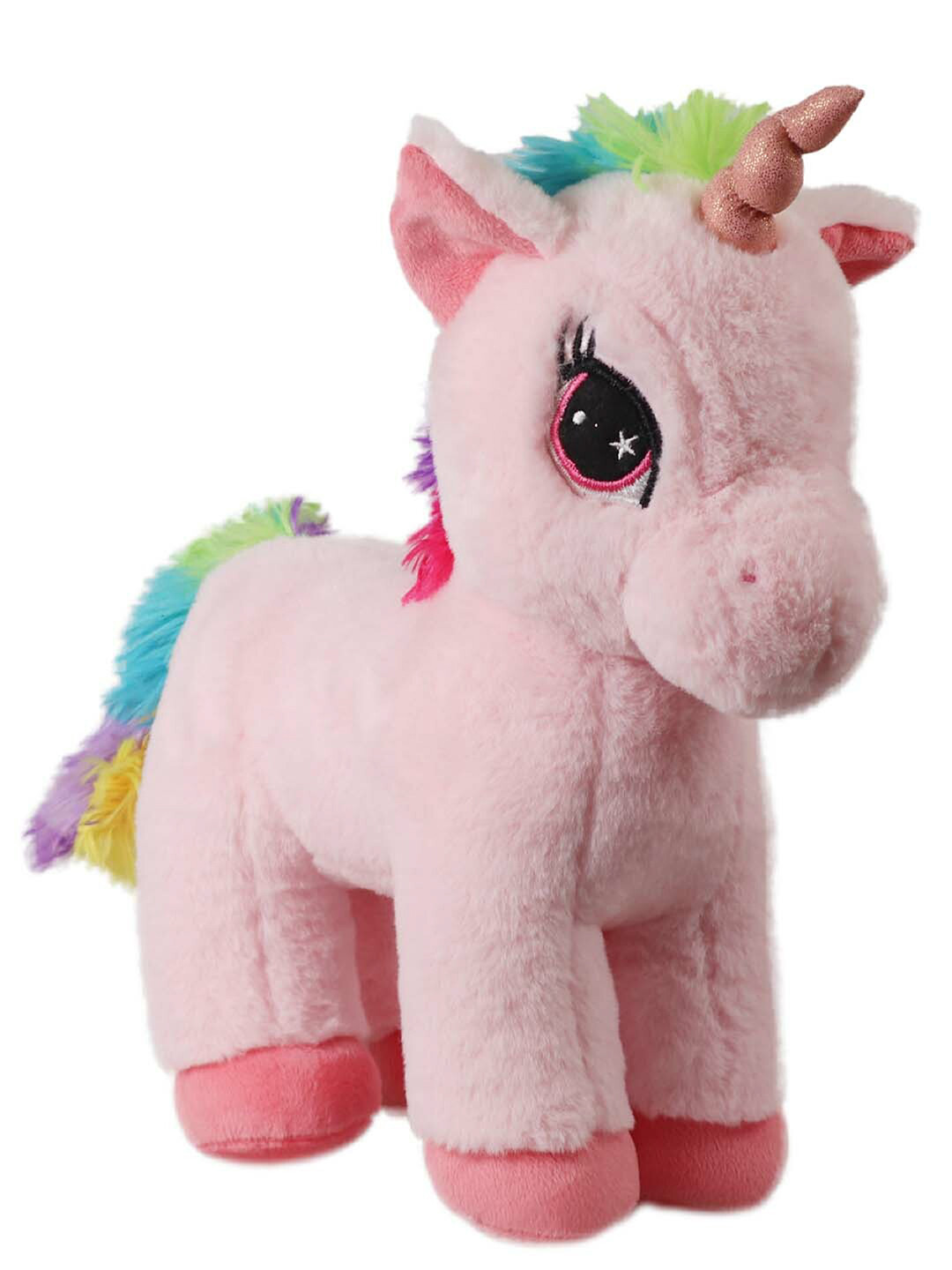 Buy Mirada Kids Pink Unicorn With Glitter Horn Soft Toy - Soft Toys And ...