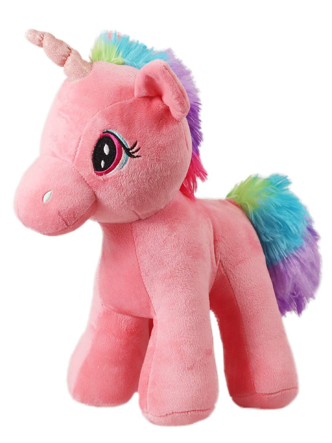 Buy Mirada Kids Coral Standing Unicorn With Glitter Horn Soft Toy ...