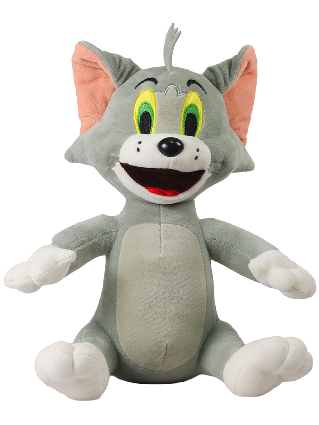 Buy Mirada Kids Grey Sitting Tom Soft Toy - Soft Toys And Dolls for ...