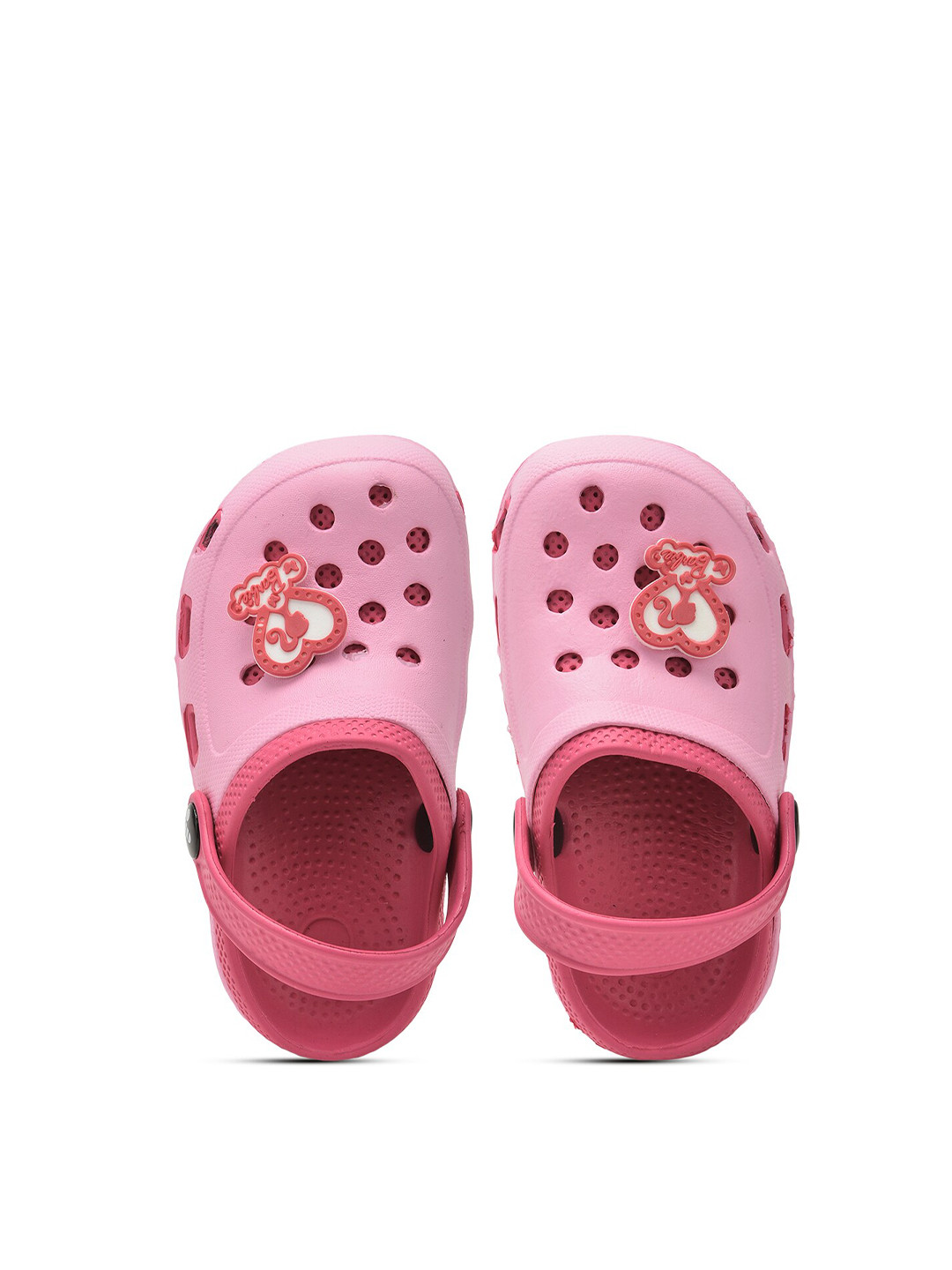 Buy Toothless Girls Pink & White Rubber Clogs - Flip Flops for Girls ...