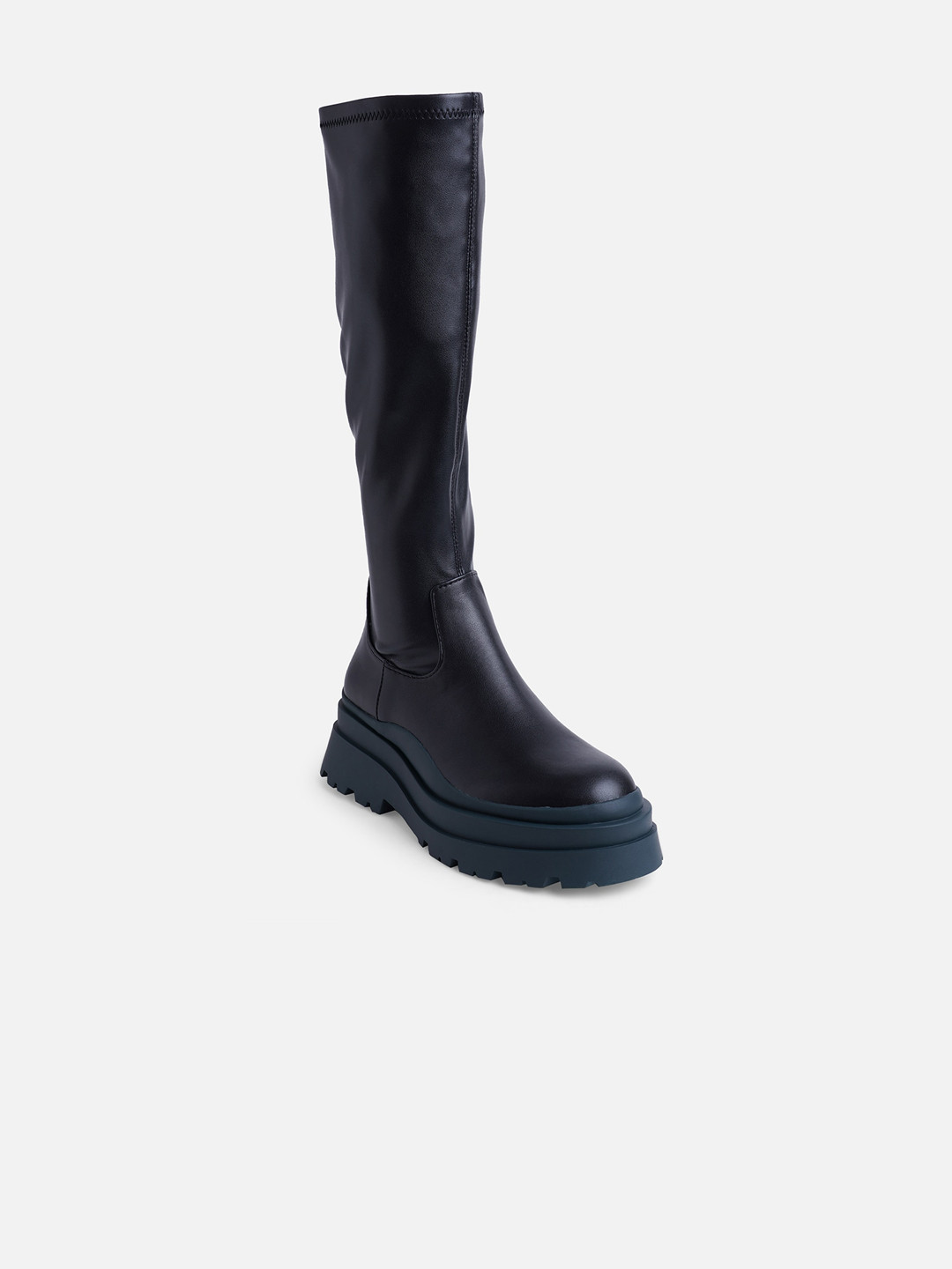 Buy ALDO Women Black Solid Boots - Boots for Women 19789028 | Myntra