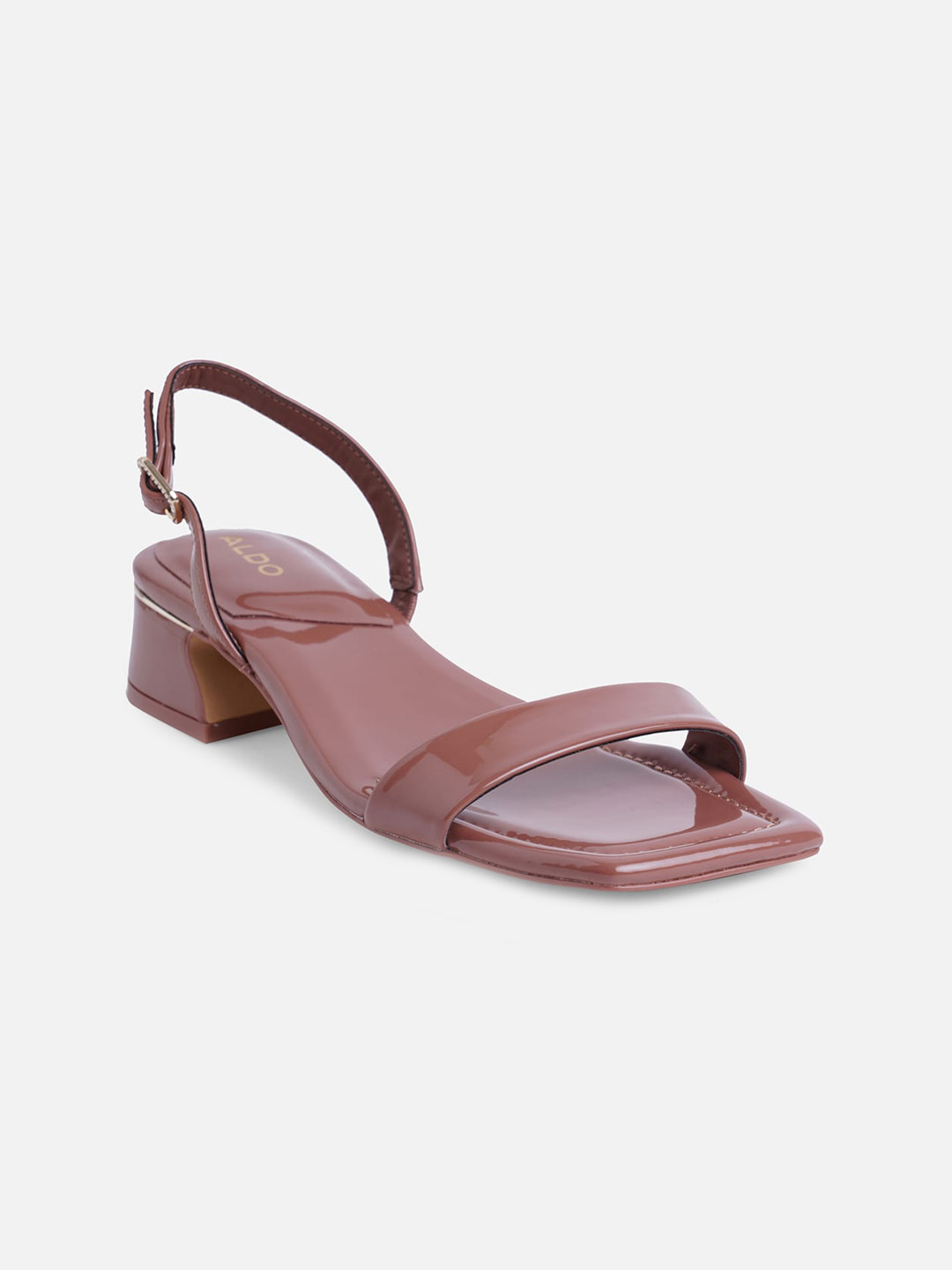 Buy ALDO Rust Block Heels With Buckles - Heels for Women 19789332 | Myntra