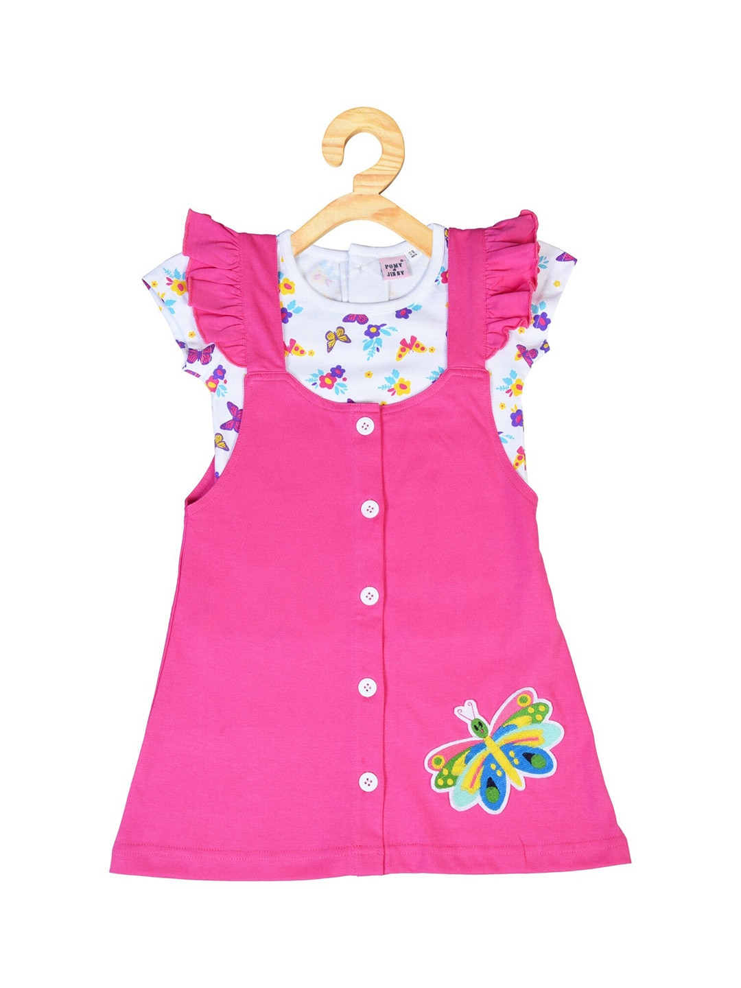 Buy POMY & JINNY Pink A Line Mini Dress - Dresses for Girls 19792530 ...