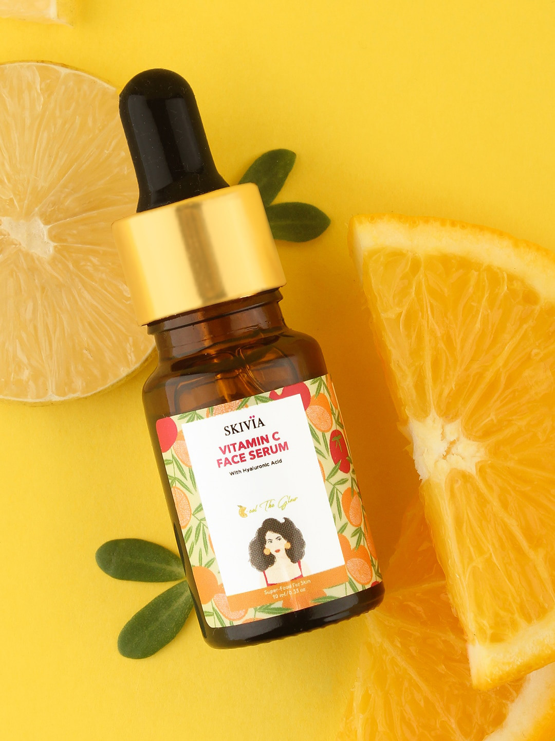 Buy SKIVIA Vitamin C Mini Face Serum With Hyaluronic Acid To Brightens ...