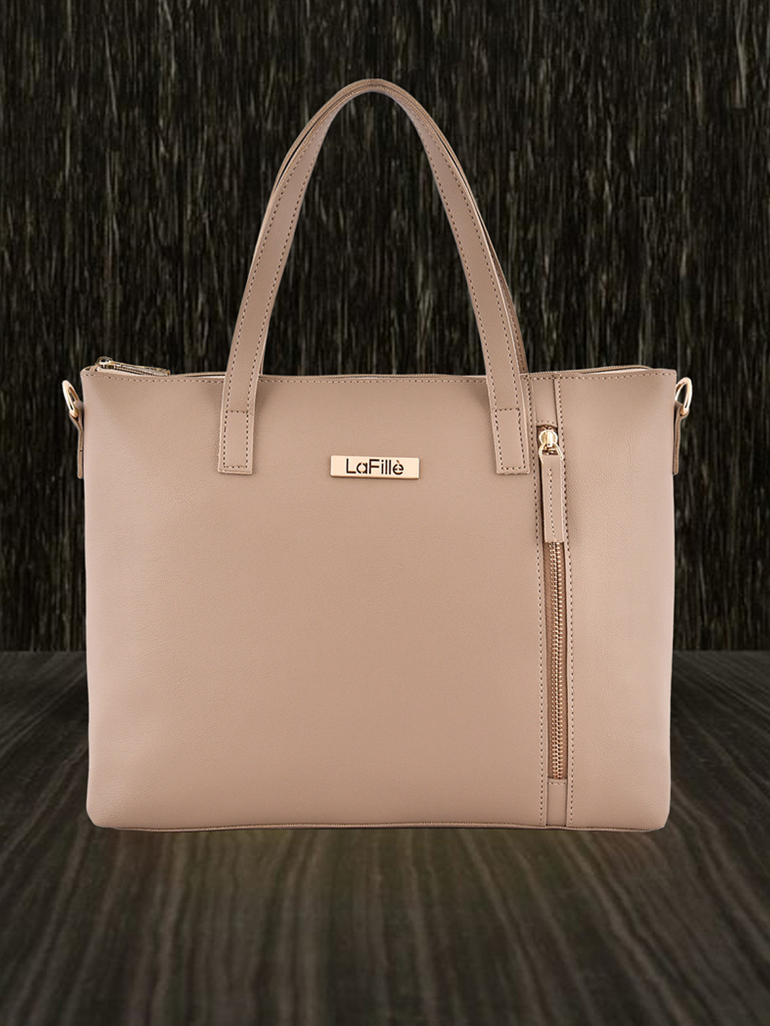 Buy LaFille Beige Structured Handheld Bag - Handbags for Women 19804424 ...