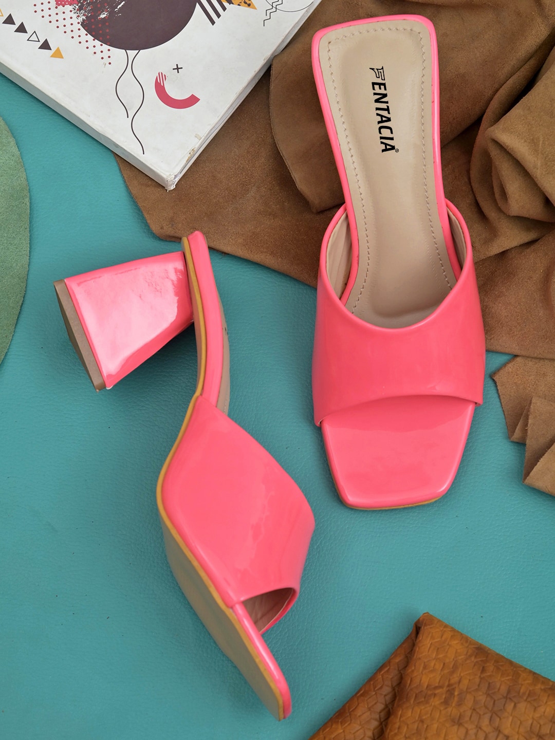 Buy Fentacia Women Pink And Cream Coloured Heels Heels For Women 19805774 Myntra