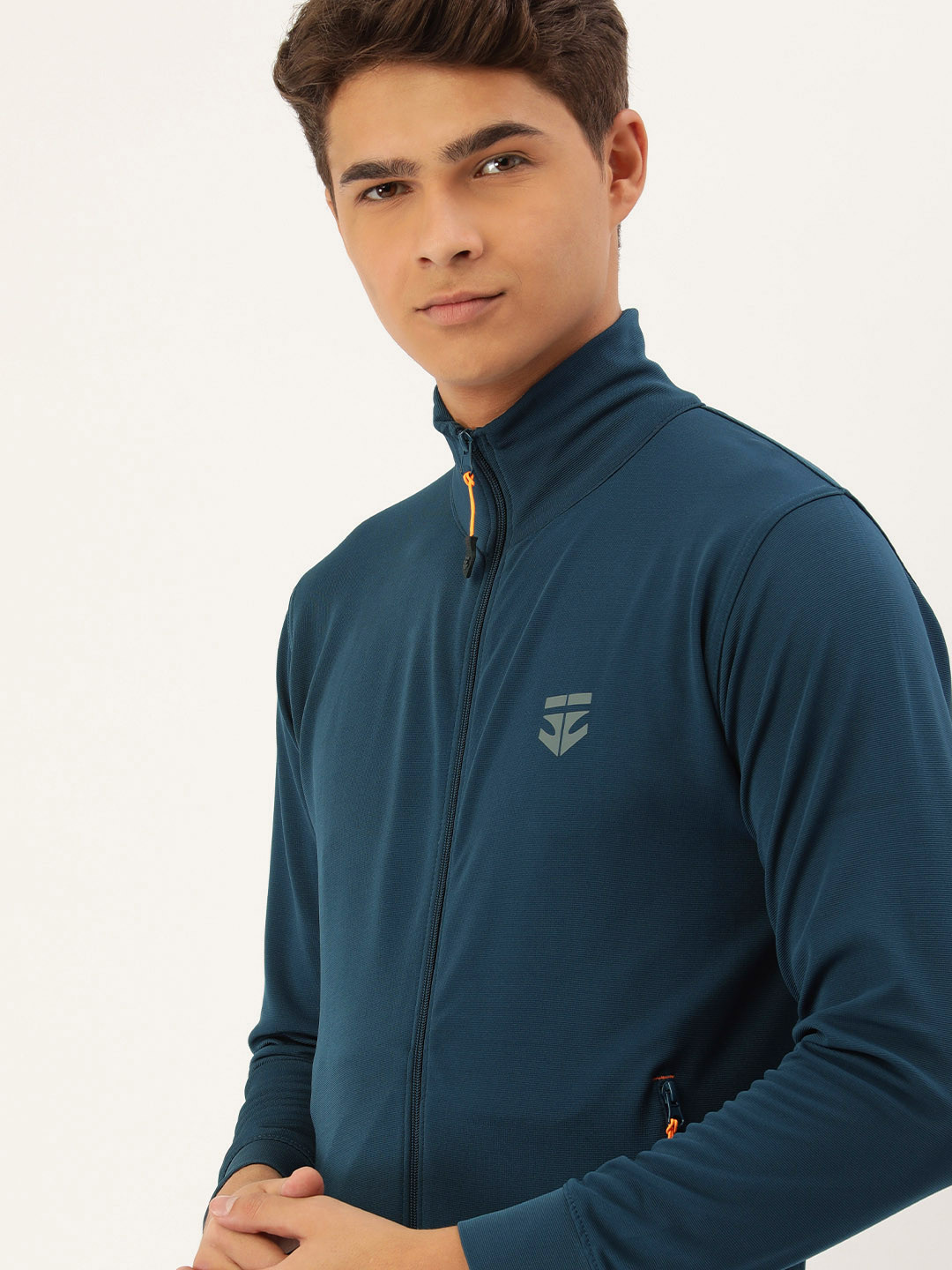 Buy Sports52 Wear Men Navy Blue Solid Lightweight Dry Fit Training Or ...