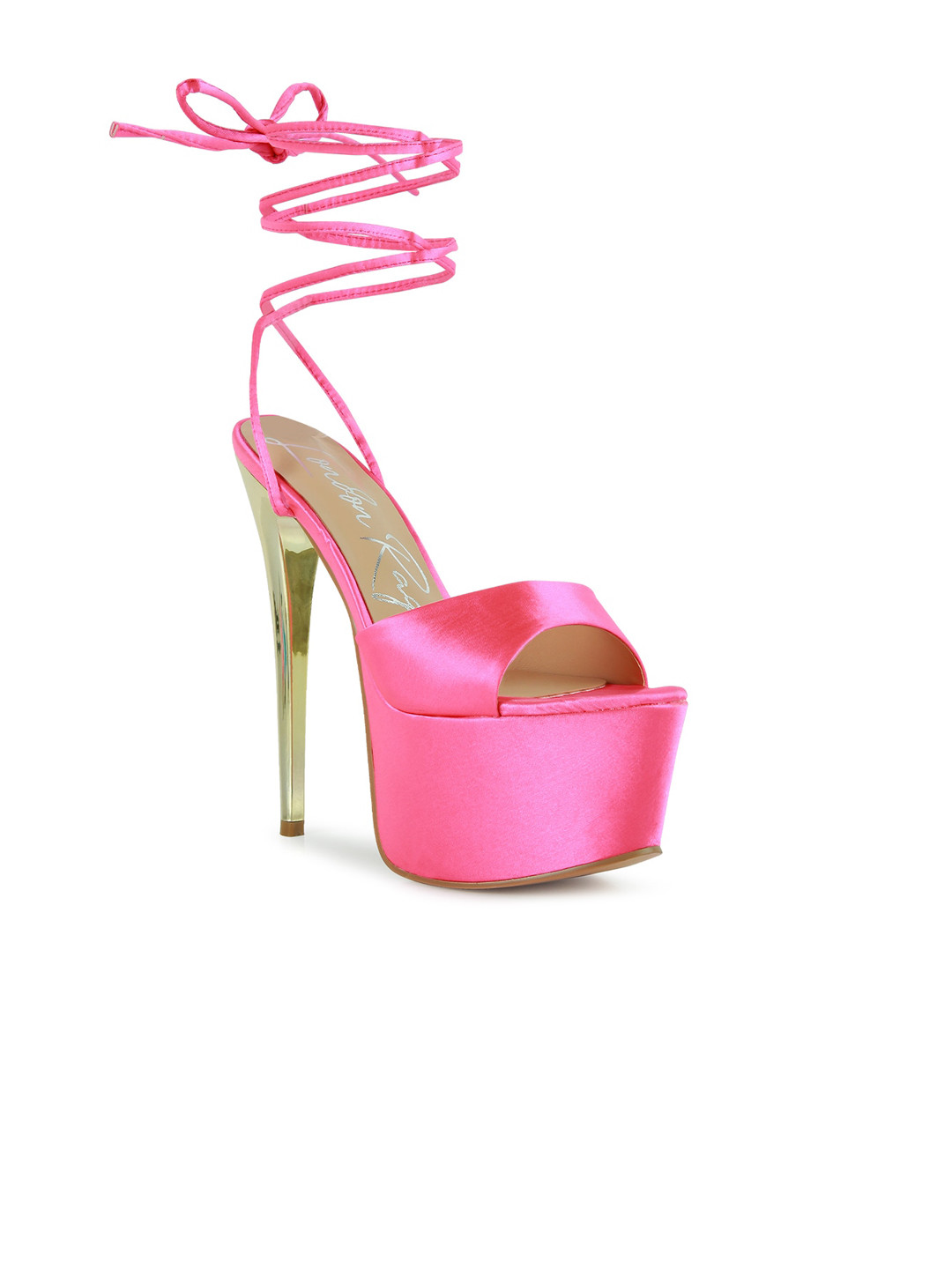Buy London Rag Women Pink Platform Gladiators Heels - Heels for Women ...